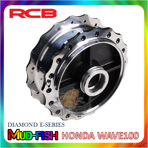 RCB DIAMOND E SERIES DIAMOND CHROME WHEEL HUB FOR HONDA WAVE100 ...