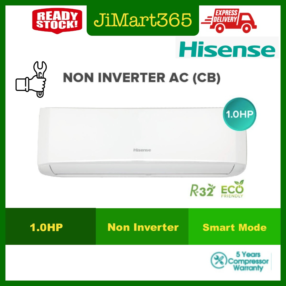 [Installation] Hisense 1.0HP Standard Non-Inverter Air Con R32 AN09CBG ...