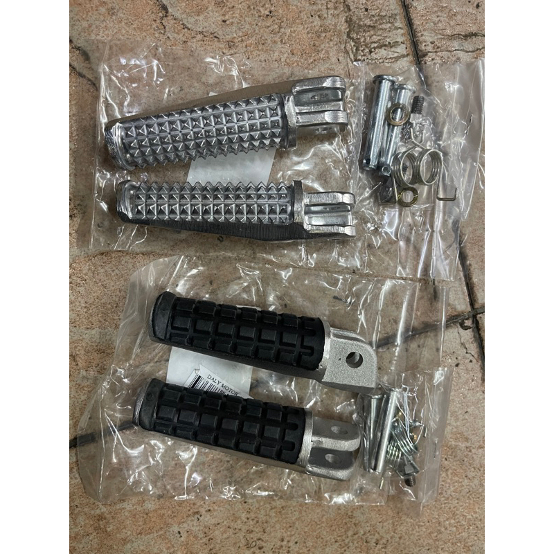 RACING FRONT ALLOY FOOTREST STEP WITH RUBBER RSX TZM Y125Z y125zr 125zr ...