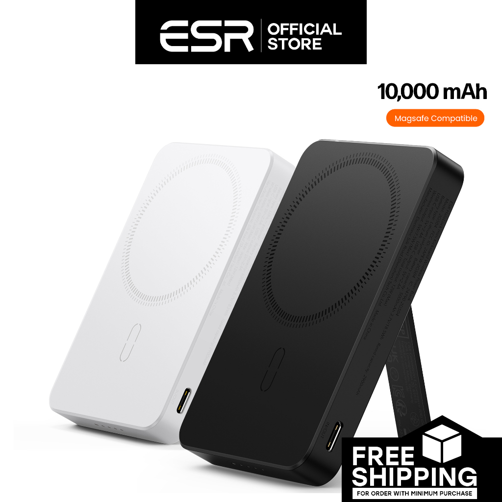 ESR HaloLock Kickstand Wireless Power Bank (10000mAh) | Shopee Malaysia