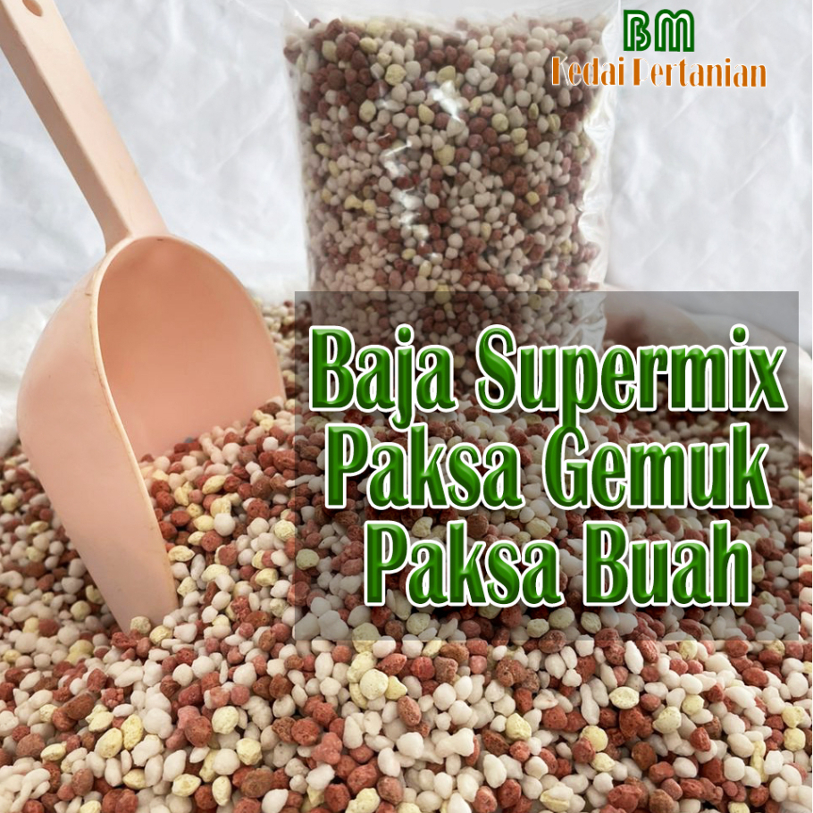 1KG Baja Super Mix / Baja Mix Subur / Bunga / Buah Paksa Gemuk | Shopee ...