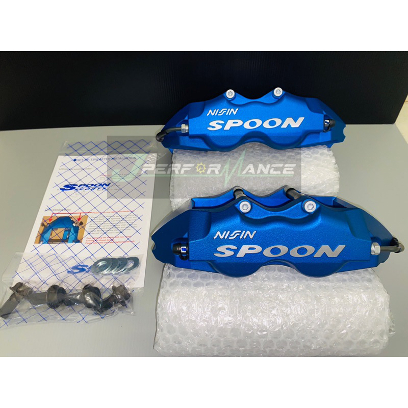 🥄 SPOON Sports Twin Block Brake Caliper 💯 Original Japan EK9 DC2 CRZ ...