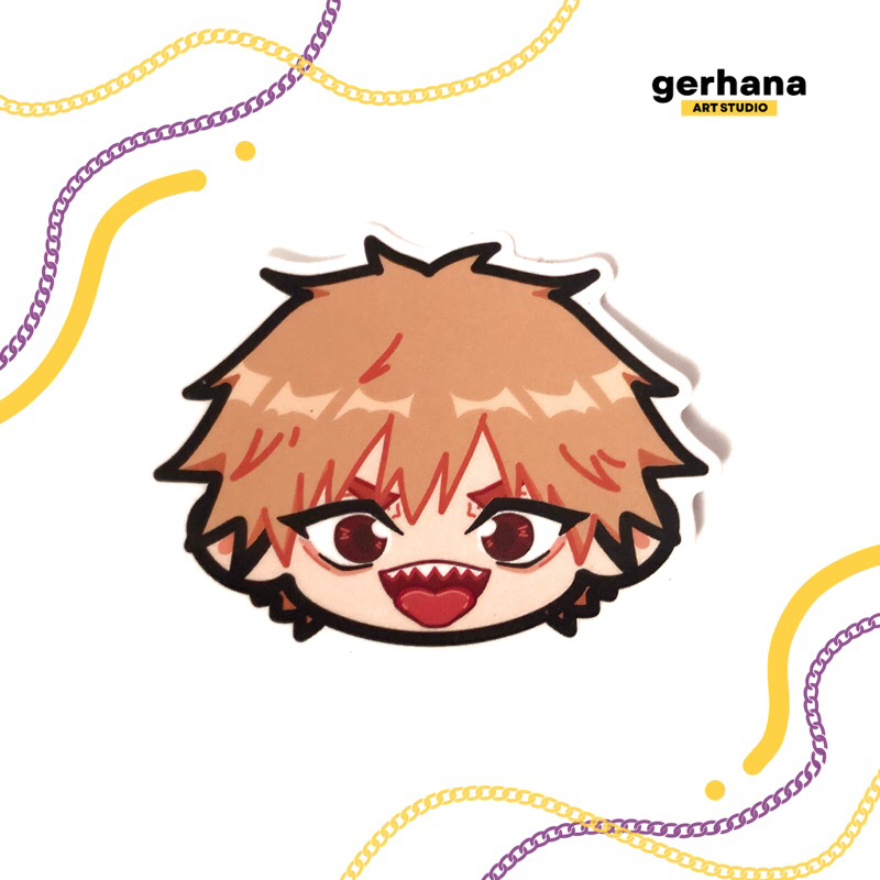 Chainsaw Man Chibi Stickers | Denji Power Aki Makima Angel Pochita ...