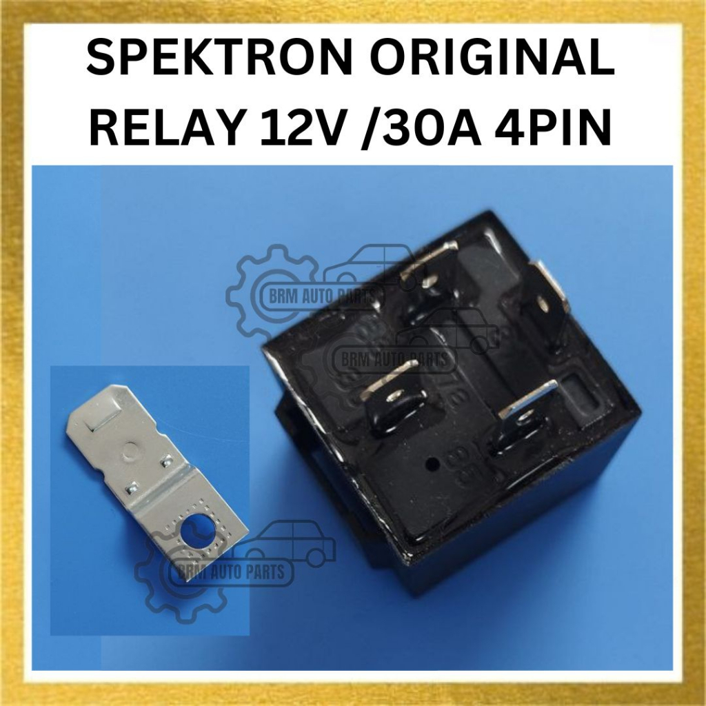 SPEKTRON RELAY PW537074 12V 30A 4 PIN 86 85 87 30 DAMAGE RETURN POLICY ...