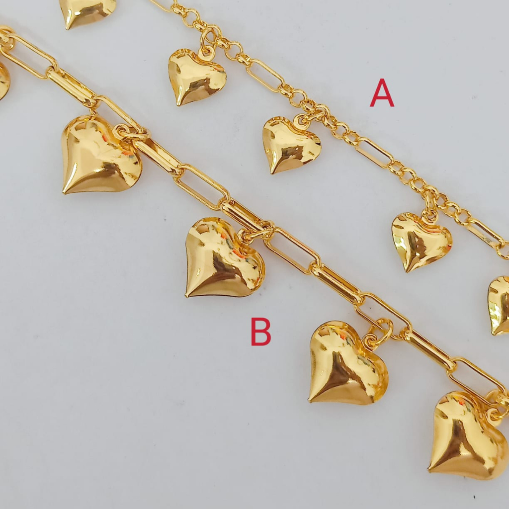 Bracelet Rantai Tangan Emas Bangkok GOLD PLATED | Shopee Malaysia