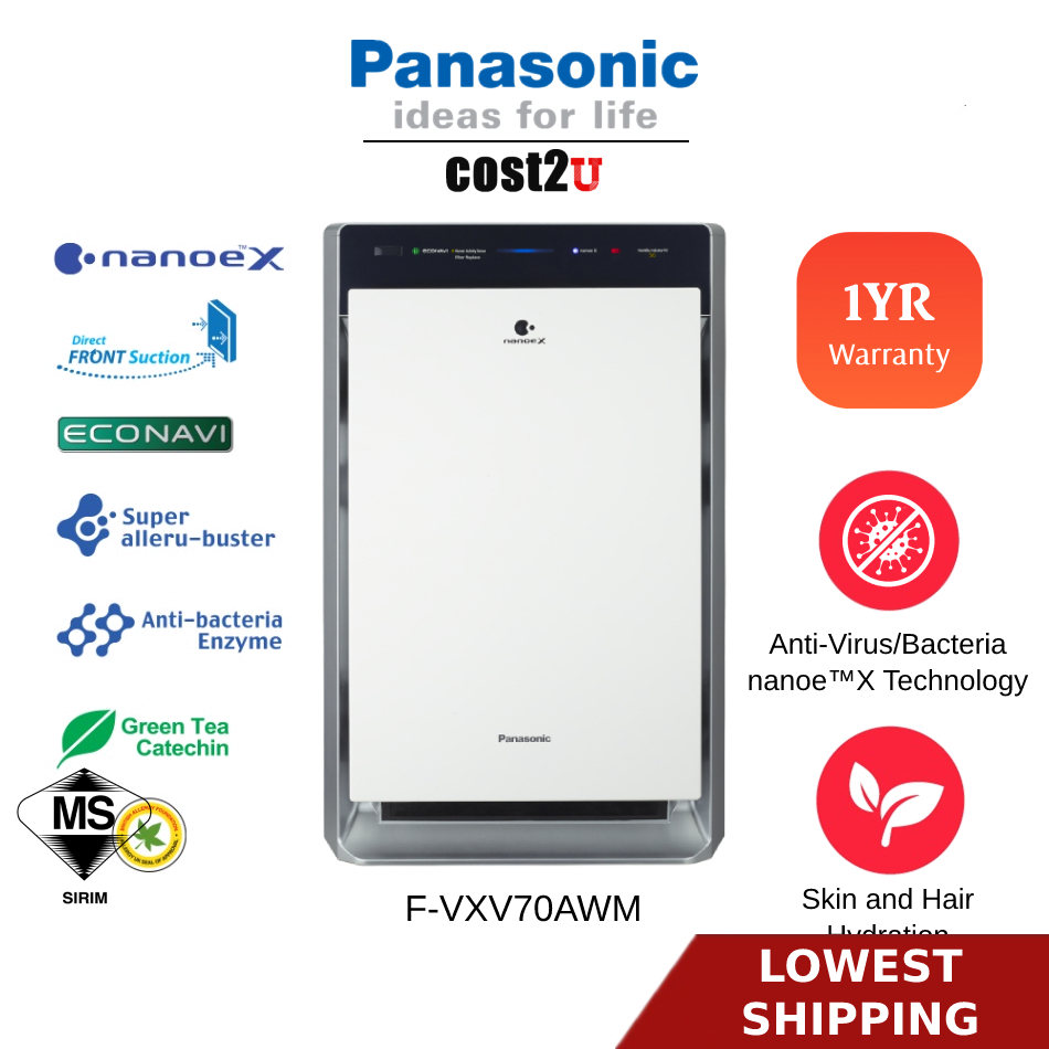Panasonic 52m² ECONAVI Humidifying nanoe™X HEPA Filter Air Purifier | F ...