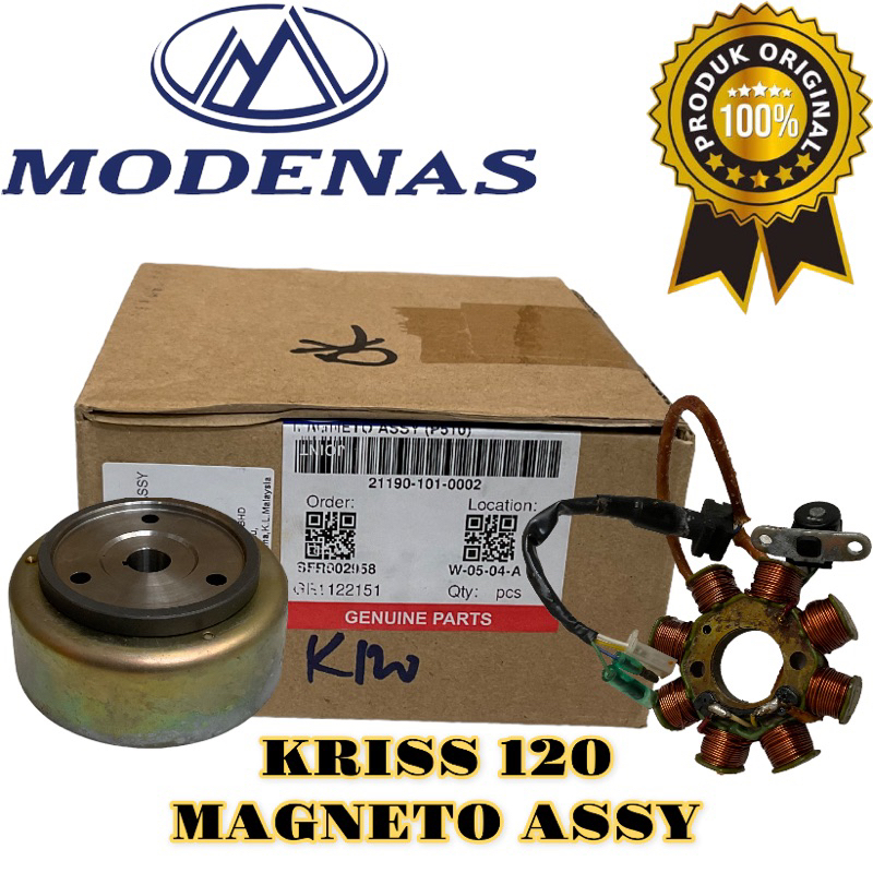 🔥100% ORIGINAL MODENAS KRISS 120 ACE115 CT115 CT110 FUEL COIL MAGNET ...