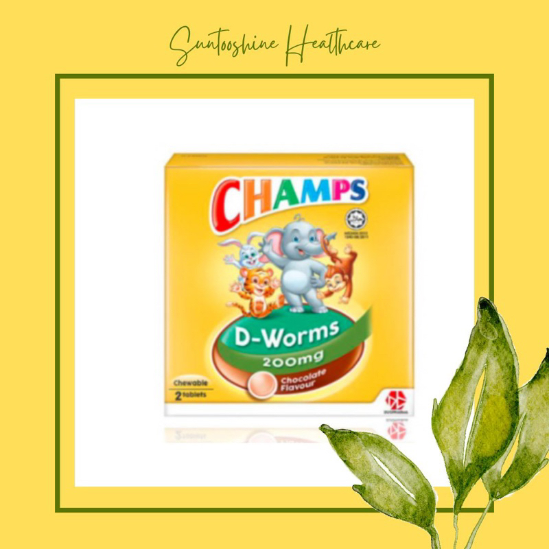 CHAMPS D WORMS 2S ( UBAT CACING TABLET ) | Shopee Malaysia