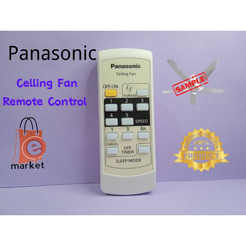 Panasonic Celling Fan Remote control | Shopee Malaysia