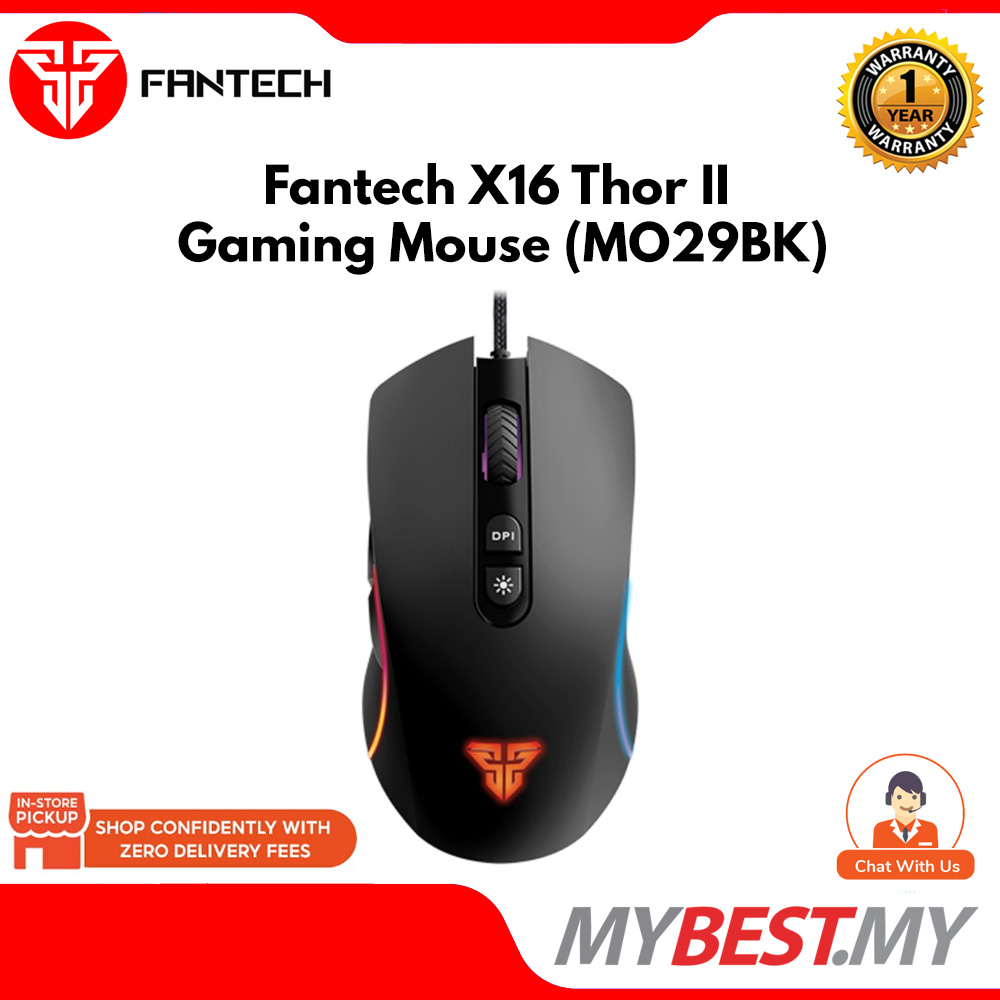 Fantech X16 Thor II Gaming Mouse (MO29BK) | Shopee Malaysia