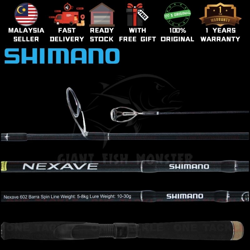 2019 100% ORIGINAL SHIMANO NEXAVE SPINNING FISHING ROD | Shopee Malaysia