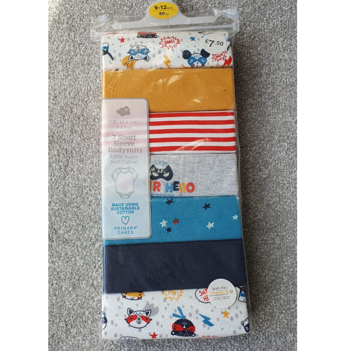 ️0 - 3 Months ️7X PRIMARK UK BABY TODDLER Bodysuit | Shopee Malaysia