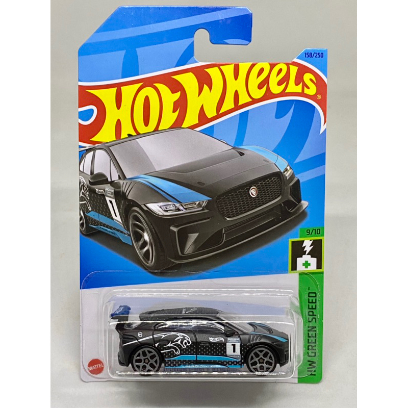 Hot Wheels JAGUAR IPACE eTROPHY Matte Black SUV EV Electric Vehicle 1/ ...