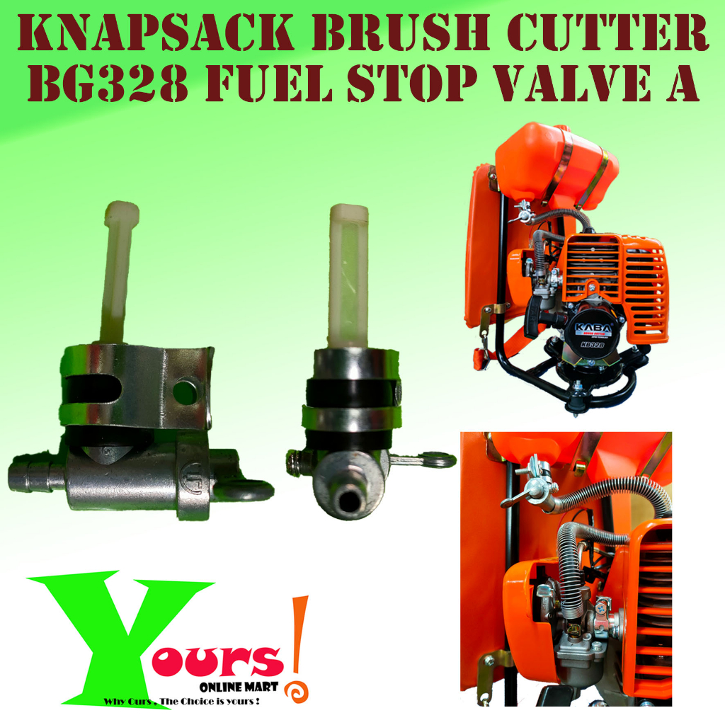 BG328 KNAPSACK BRUSH CUTTER FUEL STOP VALVE A \ INJAP BERHENTI MINYAK A ...