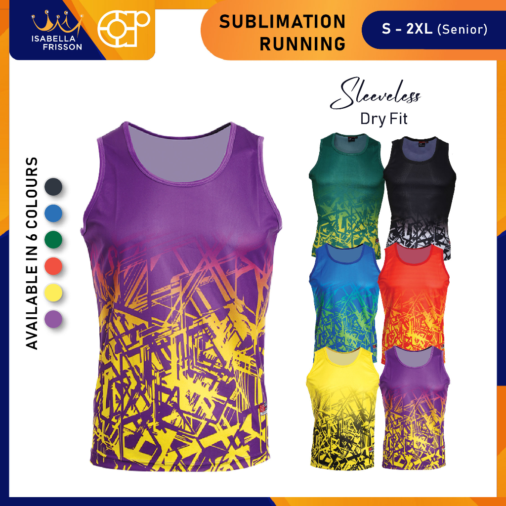 ARORA SPORTS SENIOR UNISEX SUBLIMATION RUNNING DRY FIT SHIRT_ RUSR 15 ...