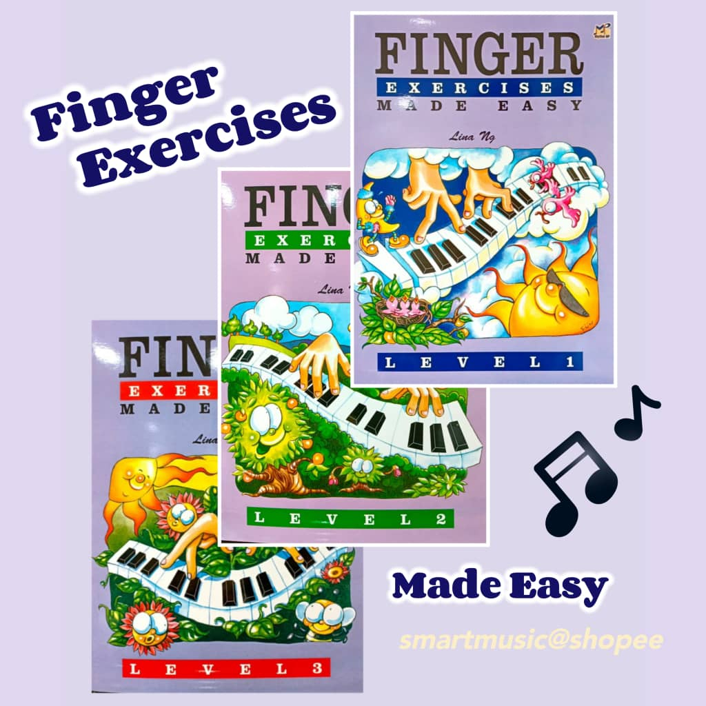 [READY STOCK/有现货] Lina Ng Finger Exercises Made Easy /Level 1 to 3 ...