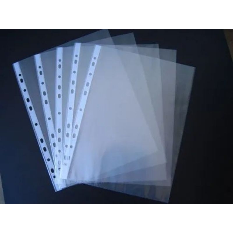 [Used, Ready stock] 11 holes A4 Sheet Protector Clear Transparent 10pcs ...