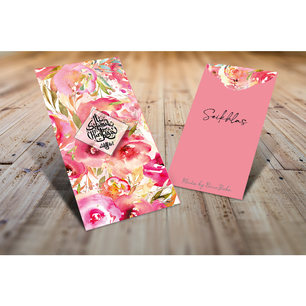 Sampul Duit / Money Envelope - Floral / Portrait ( Preorder Handmade ...