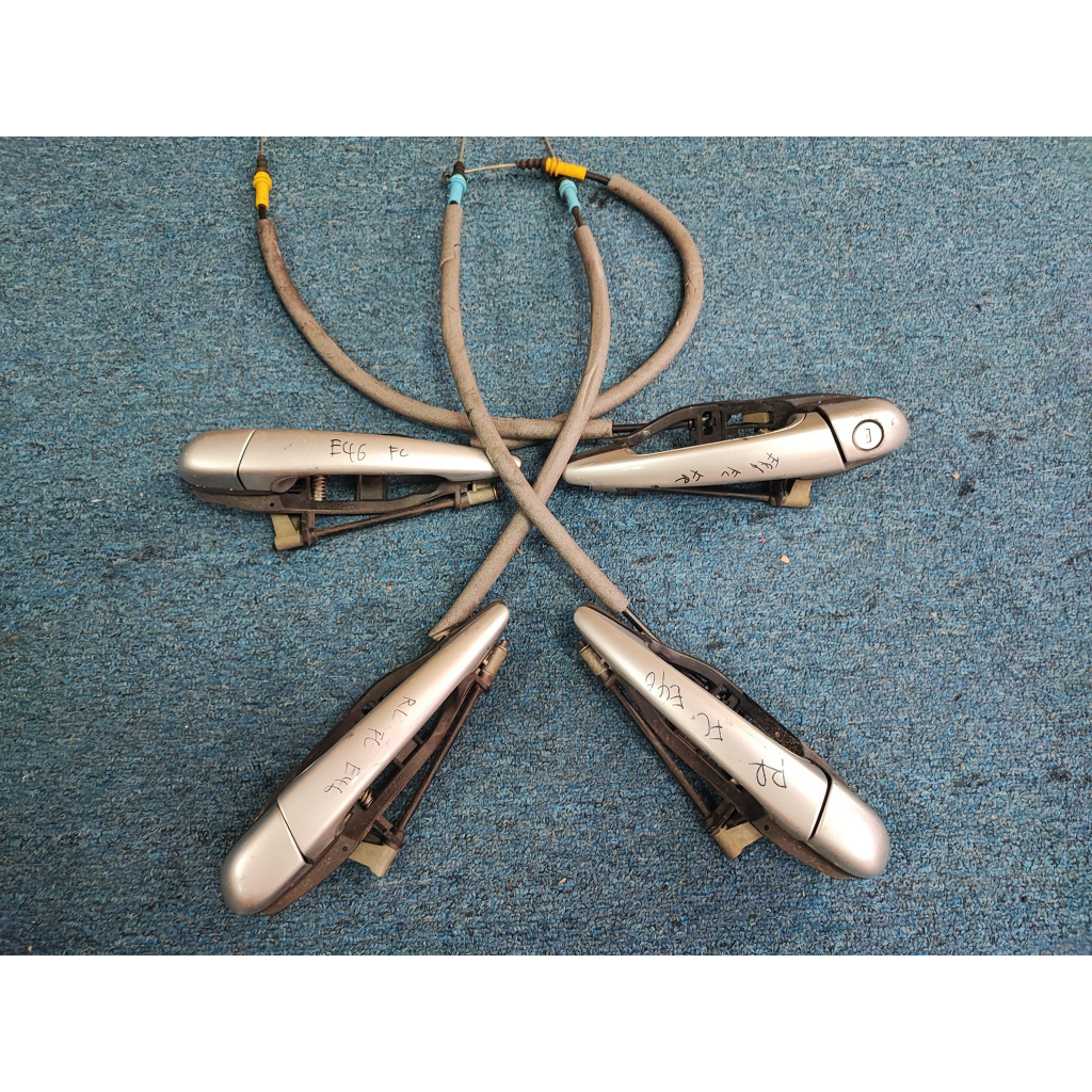 BMW E46 Facelift Outside Door Handle Outer Complete Set | Shopee Malaysia