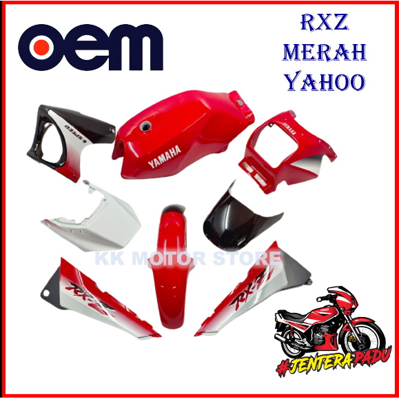 (100% OEM !!!) COVERSET RXZ BOSS OEM MERAH YAHOO (FULL TANAM) | Shopee ...