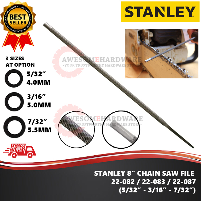 STANLEY CHAINSAW FILE 22-082 OR 22-083 OR 22-087 CHAIN SAW FILE FILES ...