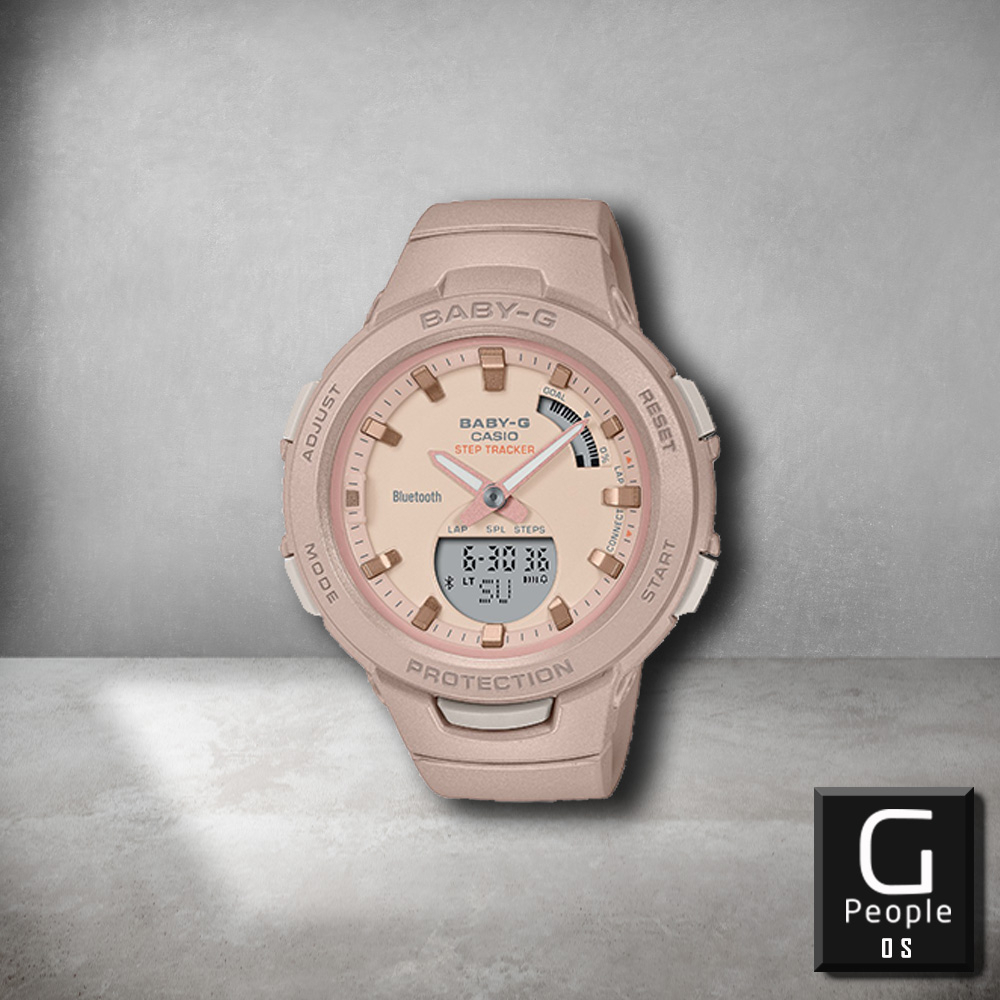 CASIO BABY-G BSA-B100CS-4ADR / BSA-B100CS-4A / BSA-B100CS G-SQUAD WATCH ...