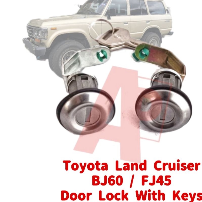 Toyota Land Cruiser Landcrusier BJ60 FJ45 Door Lock With Keys New ...