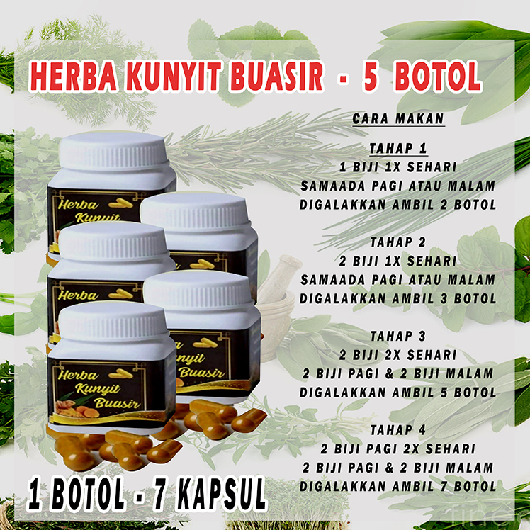 HERBA BUASIR MMC- GELPATI HERBA BUASIR/HERBA KUNYIT BUASIR/HERBA BUASIR JEJARUM HANGUS - UBAT ...
