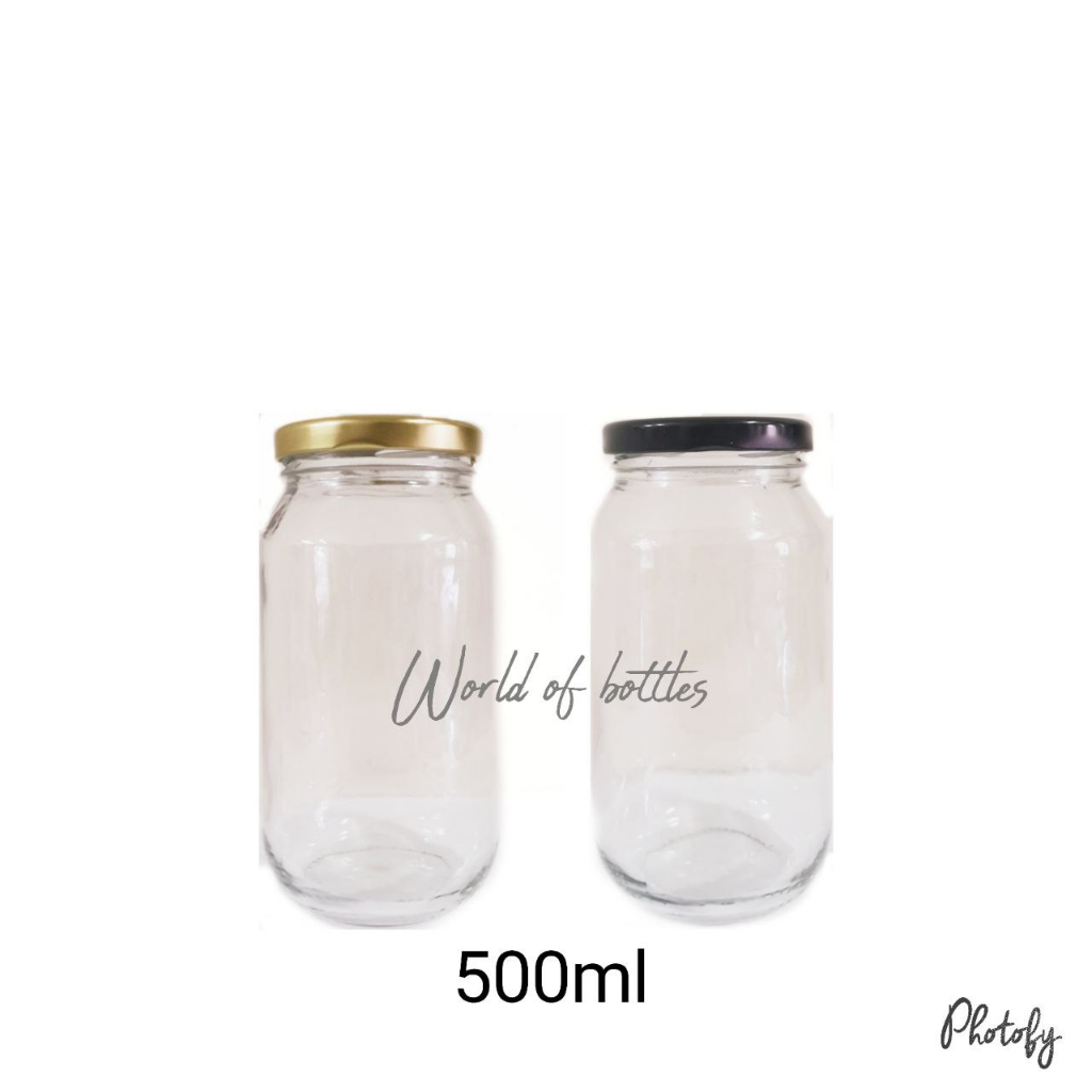 Botol 500ml 24pcs 1ctn/ glass bottle / jar / botol membalang | Shopee ...