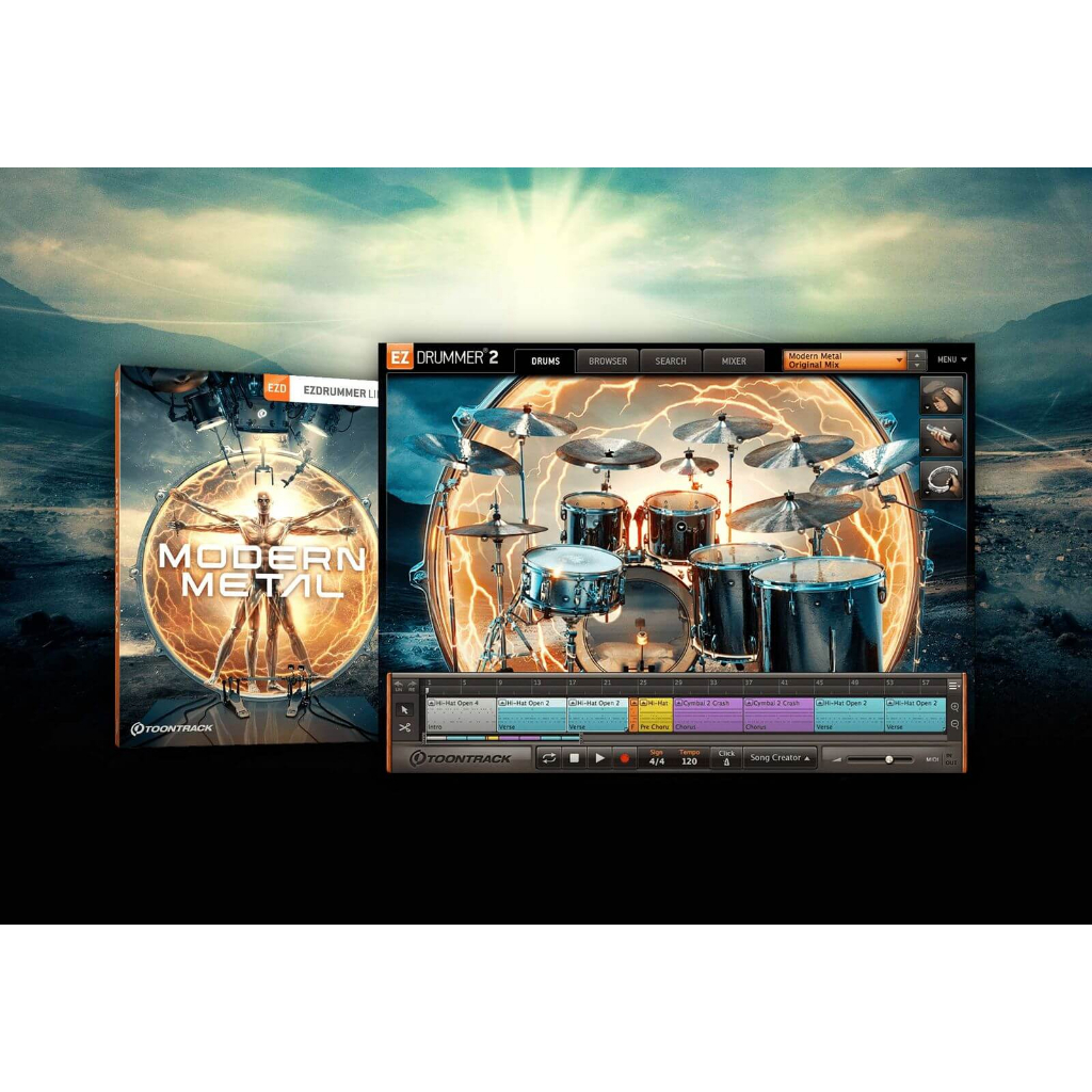 Toontrack Modern Metal EZX Full version VST🔥 | Shopee Malaysia
