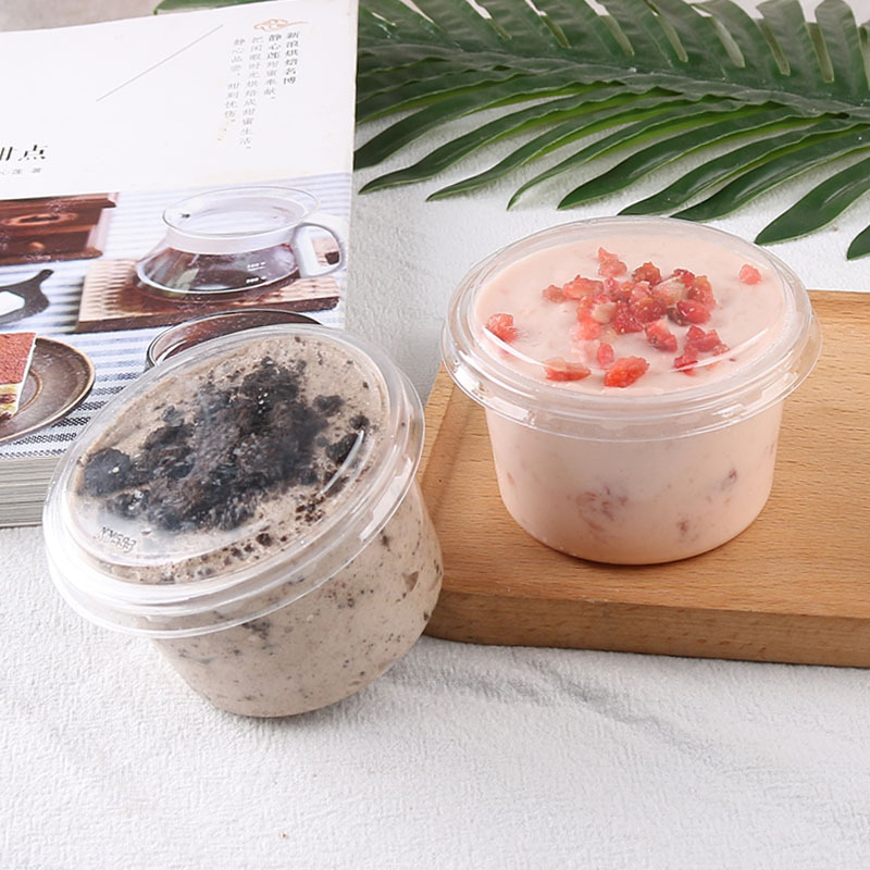 50PCS - Disposable Pudding Cup/ Jelly Mousse Tiramisu Cup With Lid ...