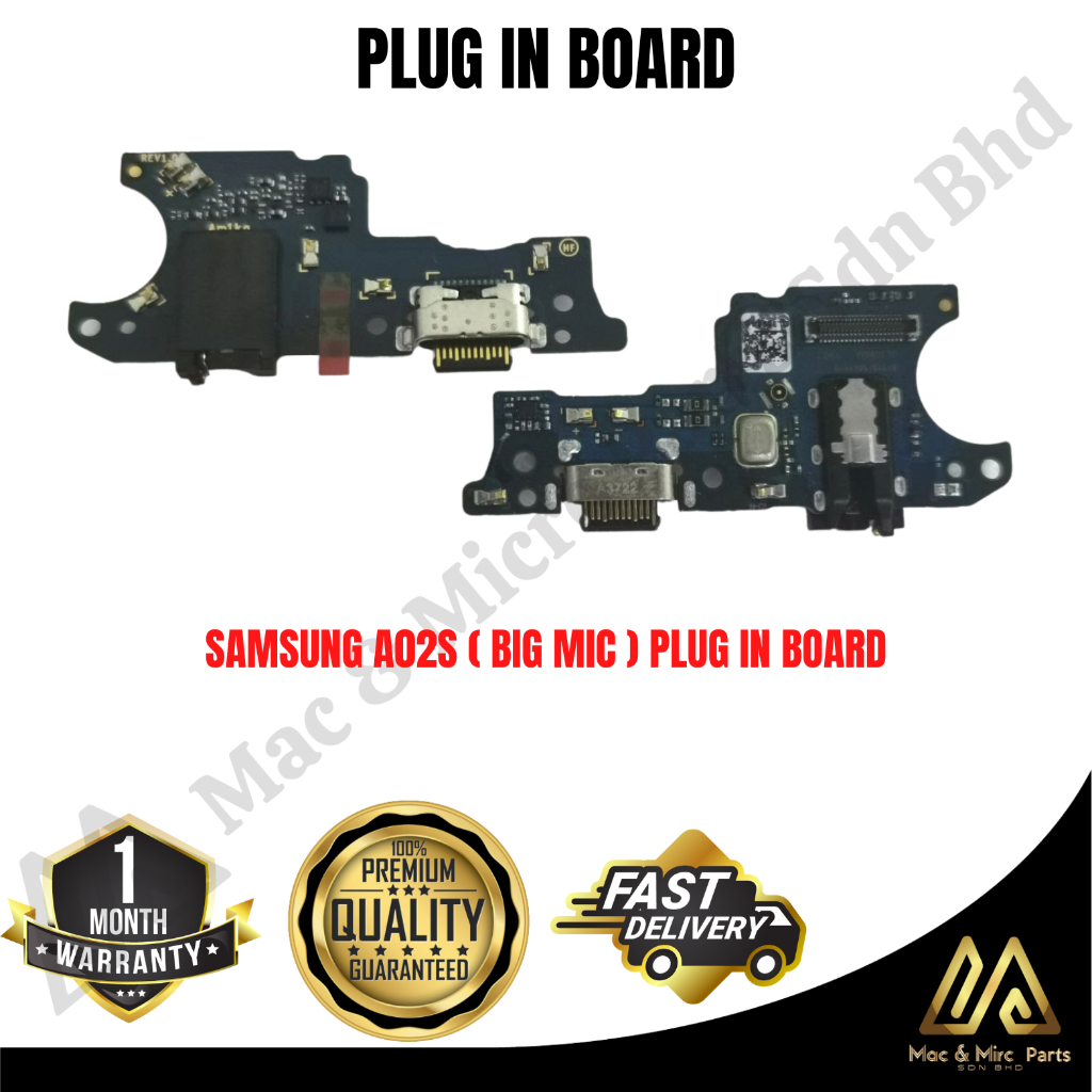 SAMSUNG A02S ( BIG MIC ) / A02S ( SMALL MIC ) CHARGING BOARD PLUG IN ...