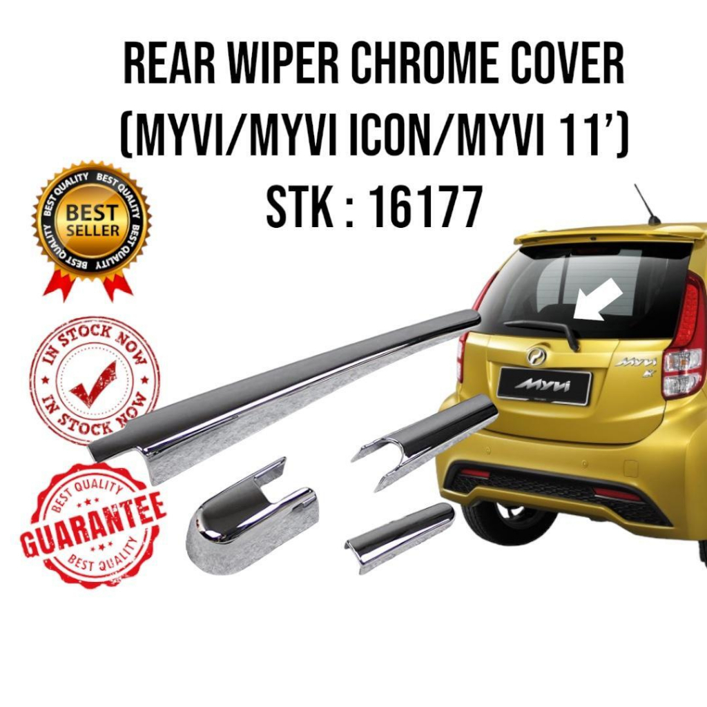 REAR WIPER CHROME COVER PERODUA MYVI/MYVI ICON/MYVI 2011 | Shopee Malaysia