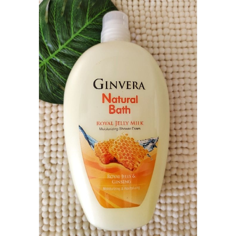 Ginvera Natural Bath (Royal Jelly Milk) Moisturizing Shower Foam (950g ...