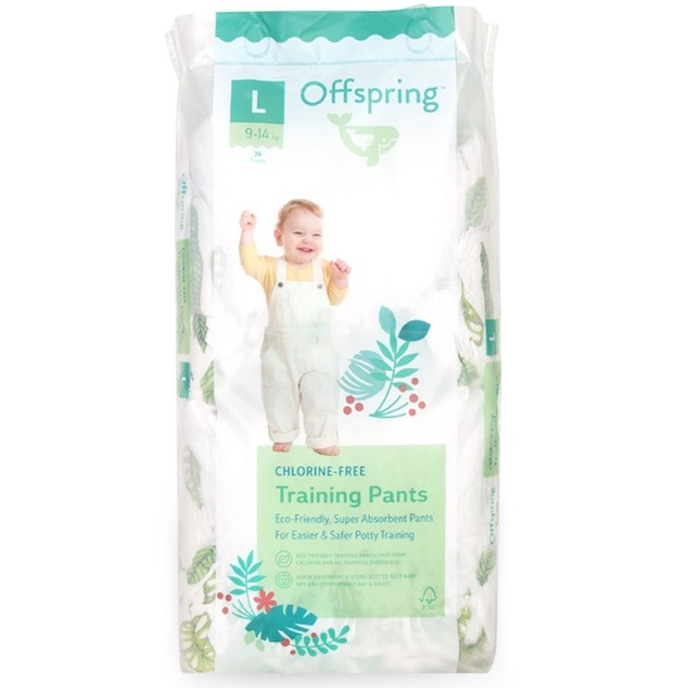 OFFSPRING L Size Fashion Diapers - Pants (36pcs) | Shopee Malaysia