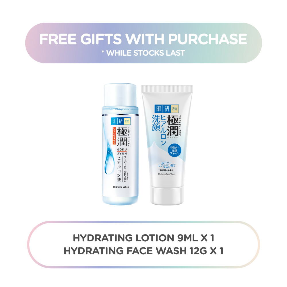 Hada Labo Face Wash (12g) + Hydrating Lotion (9ml) [Not For Sale ...