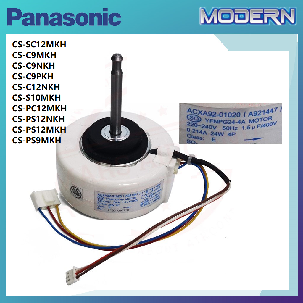 [Original] Panasonic Original Air Cond Indoor Fan Motor for model :CS ...