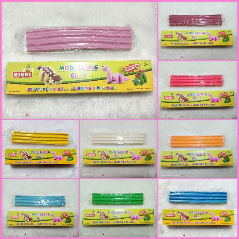 CLEARANCE STOCK ‼️ Modelling Clay Twin Pack / Plastesin / Tanah Liat ...