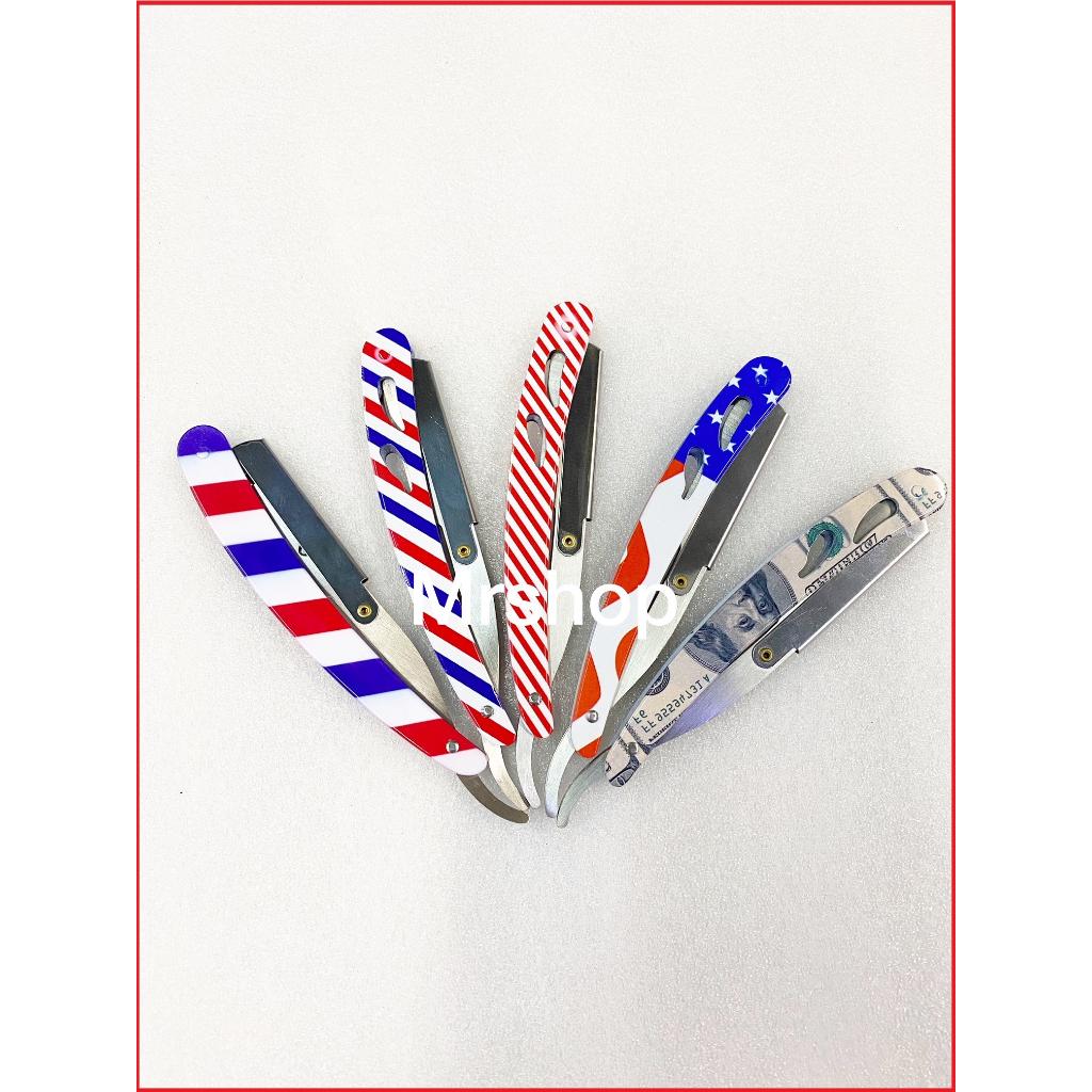 BARBER SHAVING RAZOR SHAVER PISAU CUKUR BARBER (FREE 10PCS BLADES ...