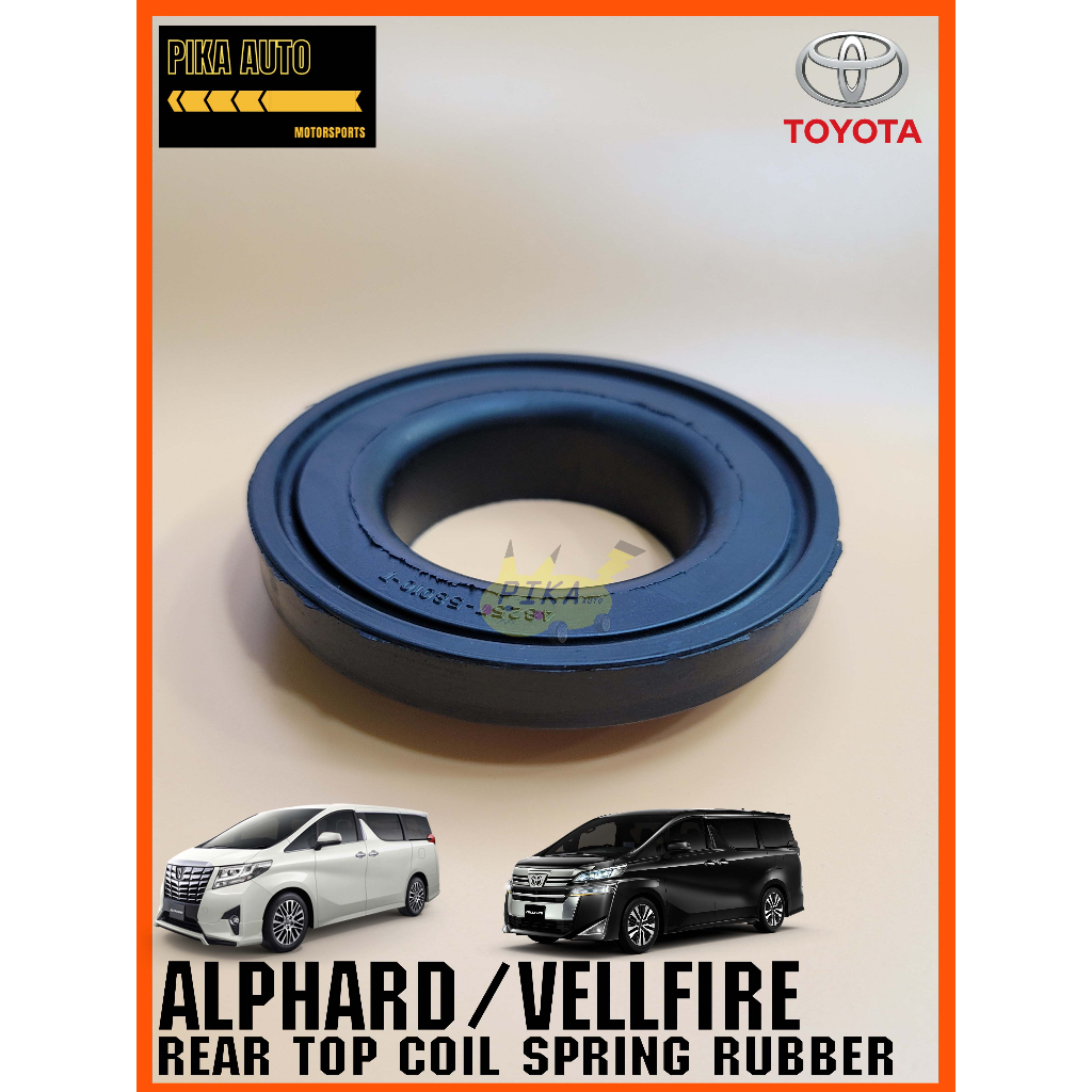 TOYOTA ALPHARD / VELLFIRE AGH30 GGH30 REAR TOP COIL SPRING RUBBER (15MM ...