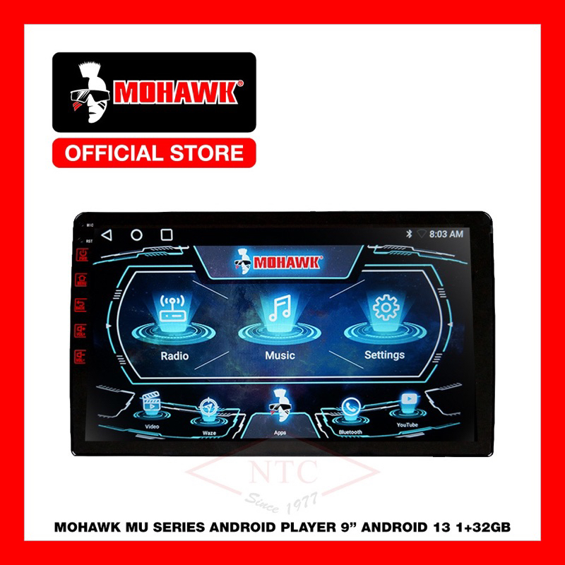 Mohawk CAR Audio MU Series 1+32GB Android Player*100%Original*Perodua ...