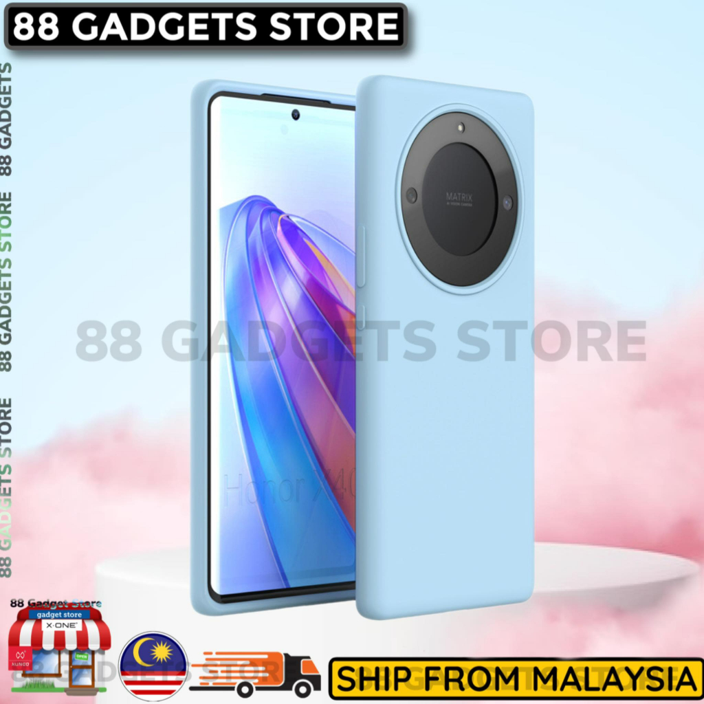 Honor X9b 5G / Honor X9a 5G Liquid Silica Gel Hard Phone Case Cover ...