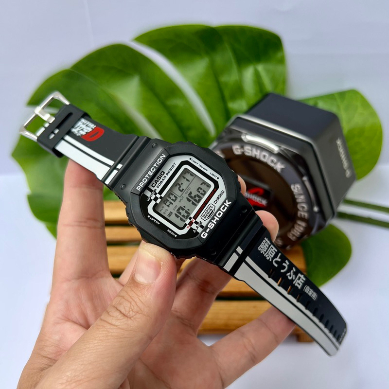 (1 Year Waranty Mesin) Gshk Initial D Petak custom jam tangan unisex ...