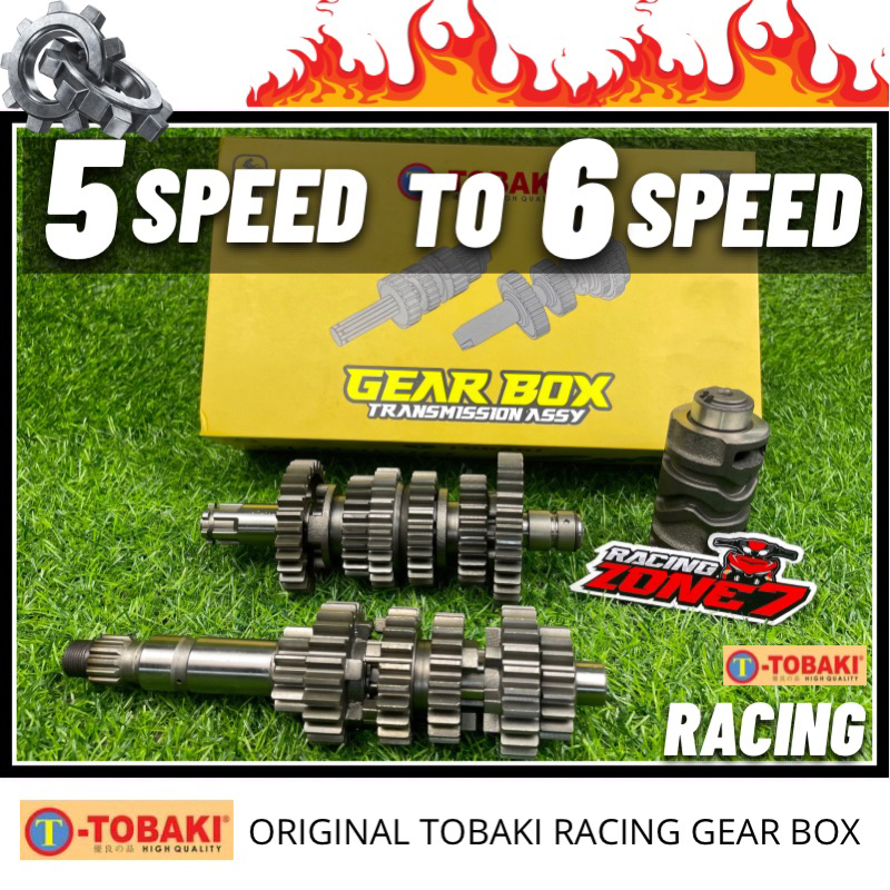 TOBAKI GEAR BOX 6 Speed/ Y15ZR V1 V2 LC135 5S/ 5Speed to 6 Speed ...