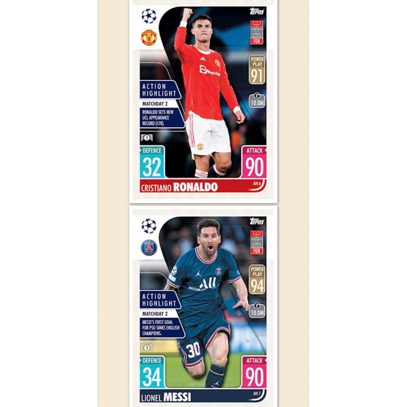 Topps | Cristiano Ronaldo & Lionel Messi | The GOAT Limited Edition ...