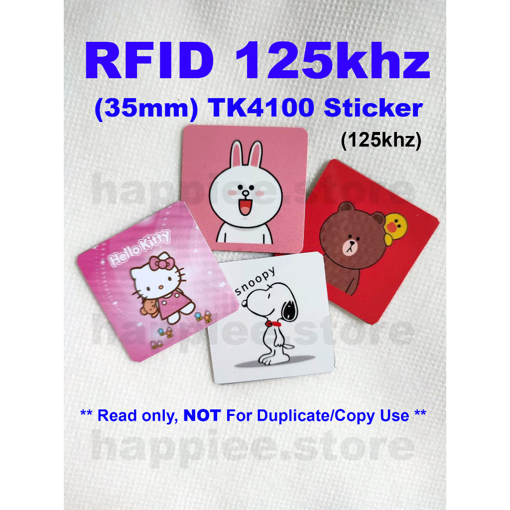 RFID Proximity Sticker 125Khz TK4100/35mm(1 pcs) | Shopee Malaysia