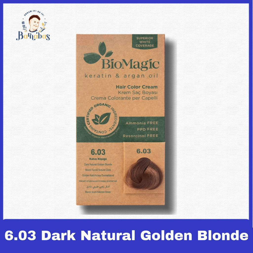 BIOMAGIC Hair Color Cream Brown/Dark Brown/Bitter/Chocolate Brown/Dark ...