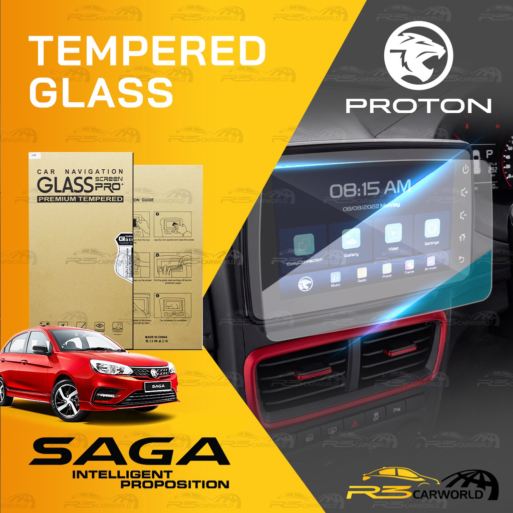 𝐒𝐂𝐑𝐄𝐄𝐍 𝐏𝐑𝐎𝐓𝐄𝐂𝐓𝐎𝐑 Proton SAGA VVT MC2 Accessori Accessories R3 2025 2024 ...