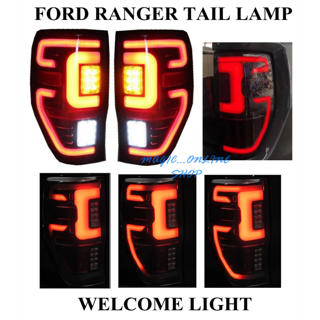 FORD RANGER T6/T7/T8 WILDTRAK RAPTOR TAIL LAMP(1 SET 2 PCS) | Shopee ...