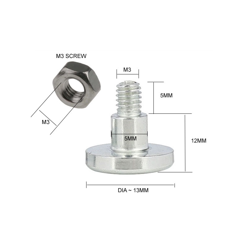 M3 Magnetic Standoff PCB Stand with Magnet Male Female | Shopee Malaysia